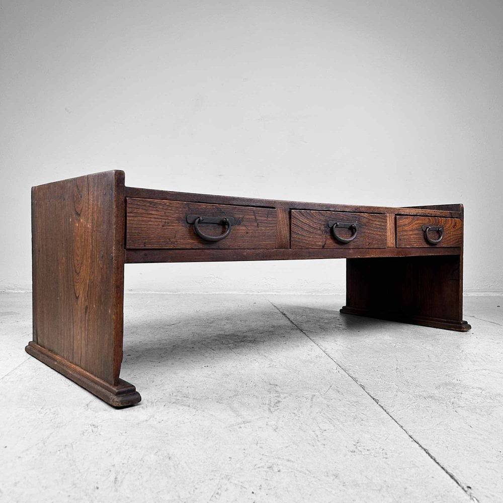 Meiji Period Japanese Zen Calligraphy Writing Table, 1920s for sale at ...