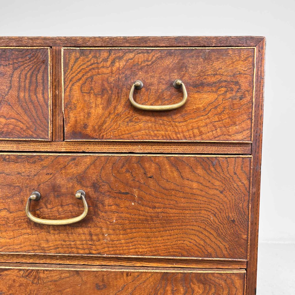 Small Tansu with Copper Finishing, Japan, 1920s for sale at Pamono