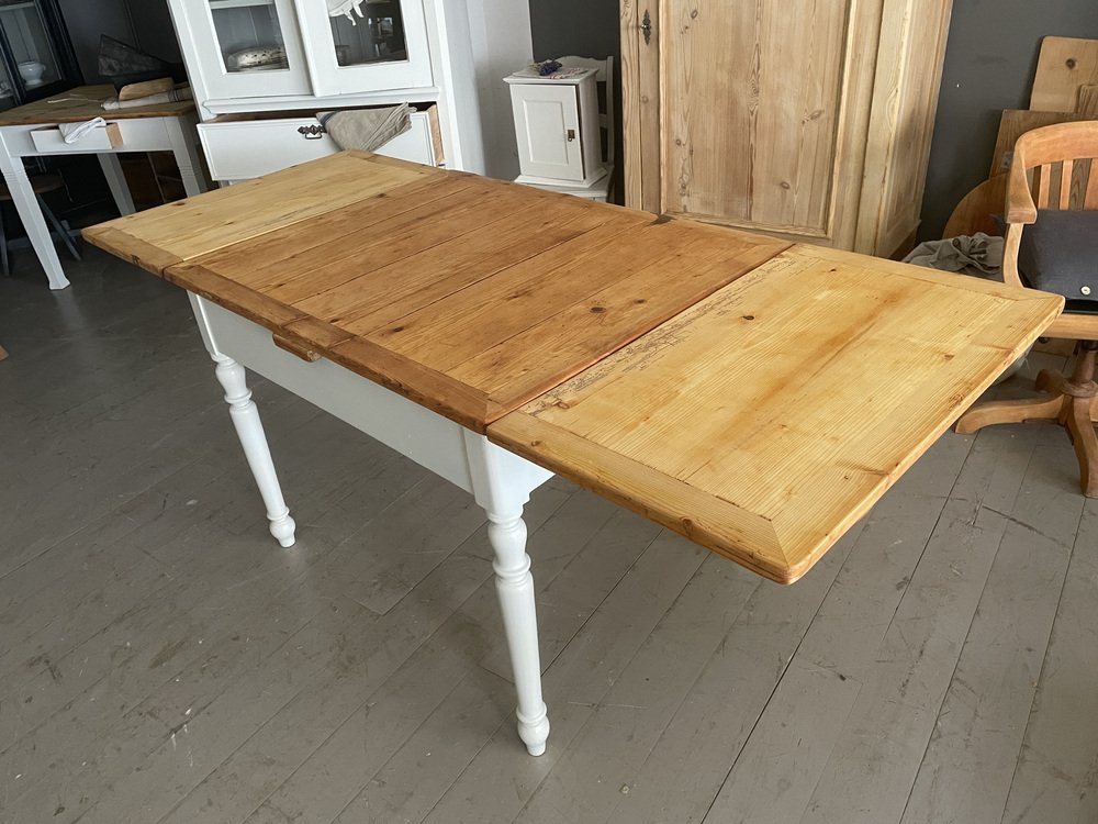 Antique Pull-Out Dining Table, 1890s for sale at Pamono