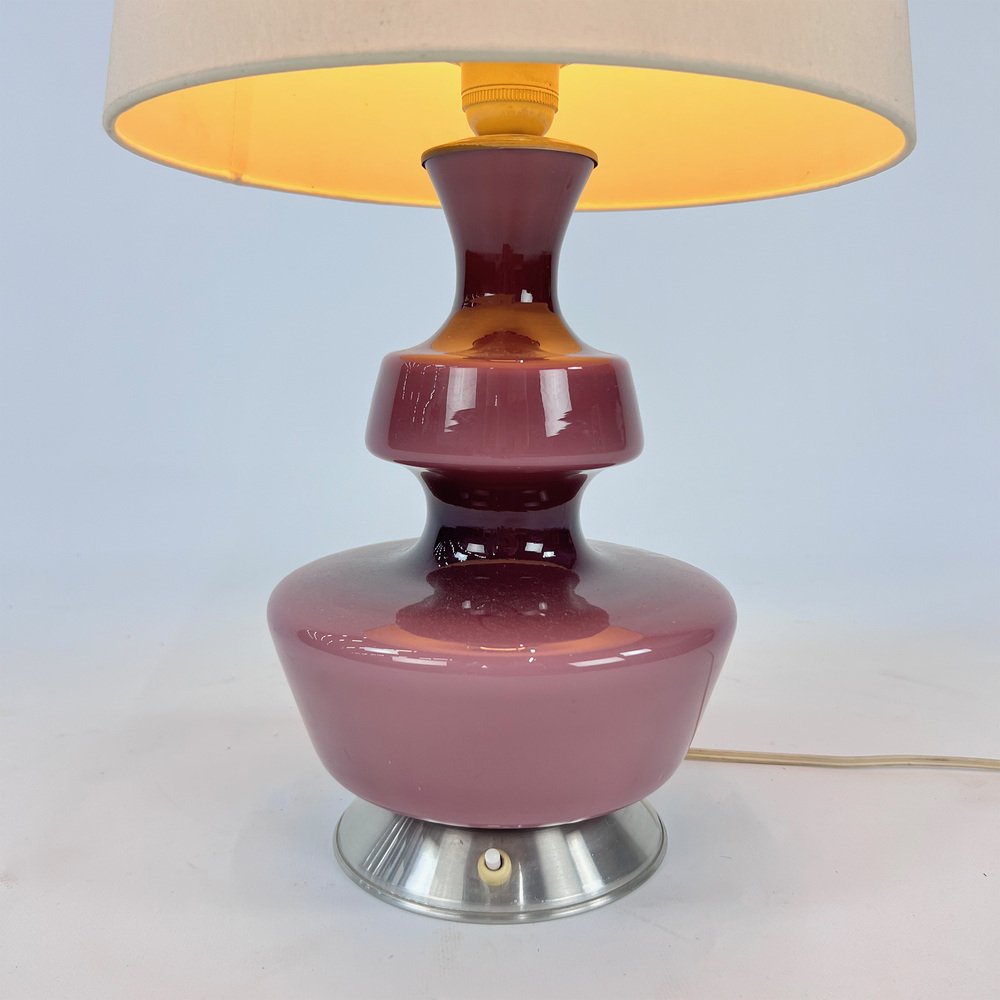 Mid-Century Danish Table Lamp attributed to Holmegaard, 1960s for sale ...