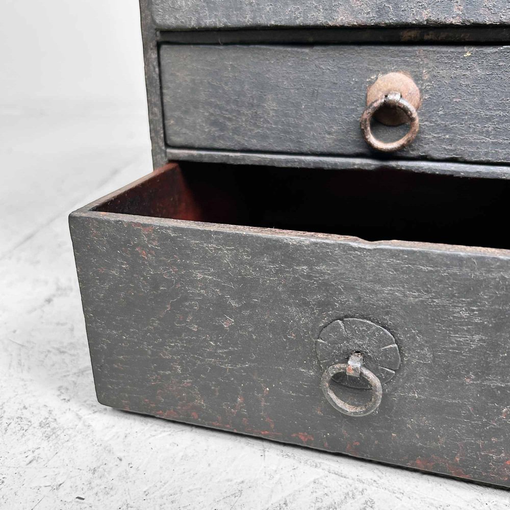 Meiji Era Calligraphy Tansu Cabinet, Japan, 1890s for sale at Pamono