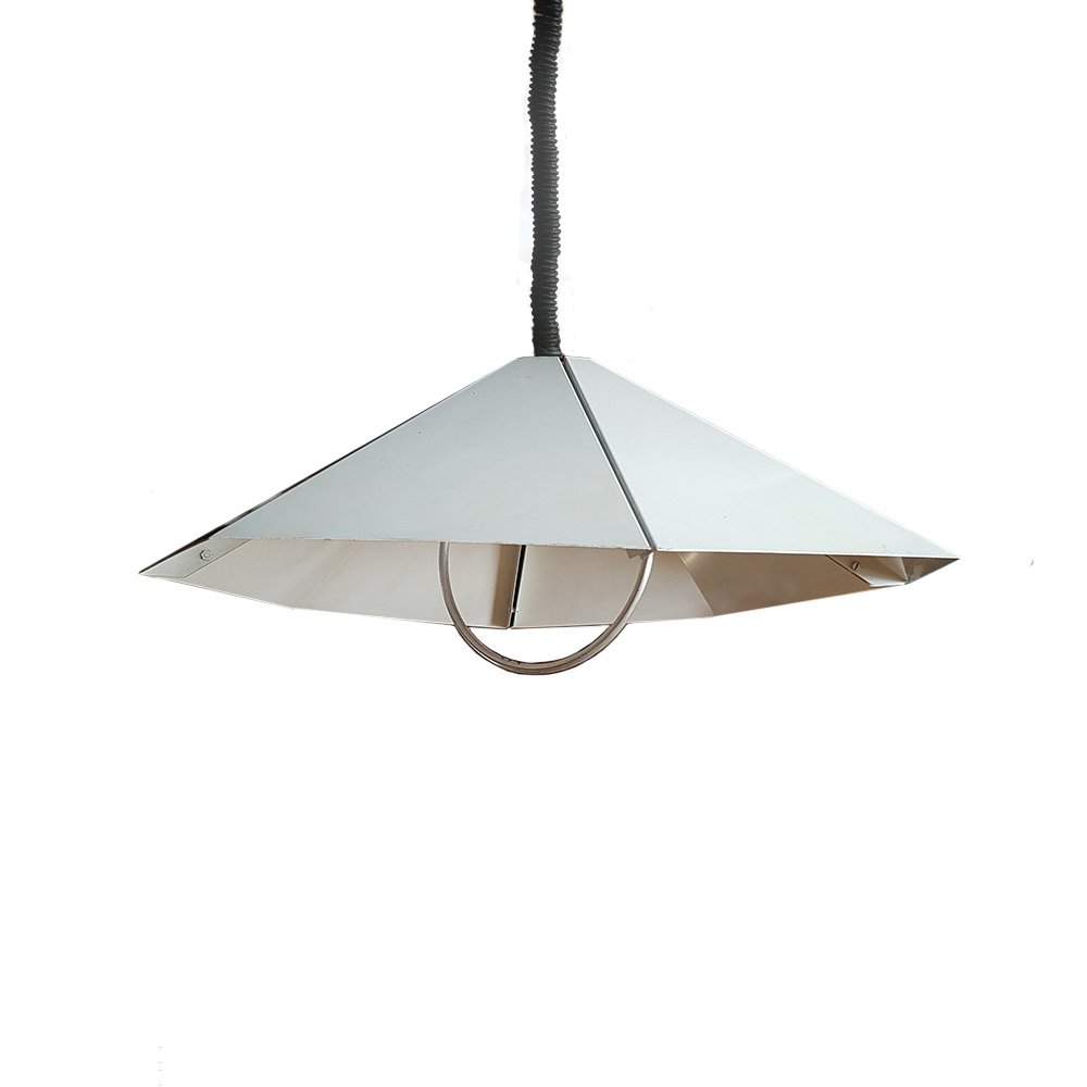 Large Rise & Fall Pendant Lamp from Dijkstra Lampen for sale at Pamono