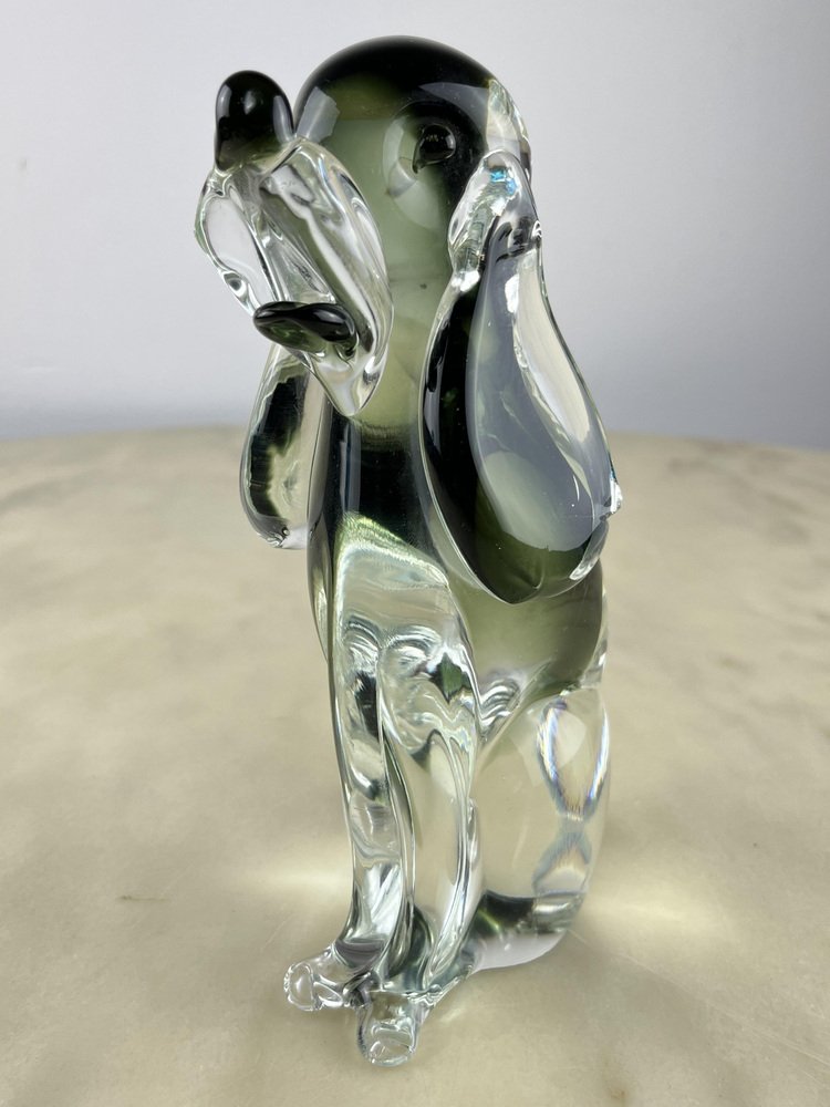 Murano Glass Dog, Italy, 1970s for sale at Pamono