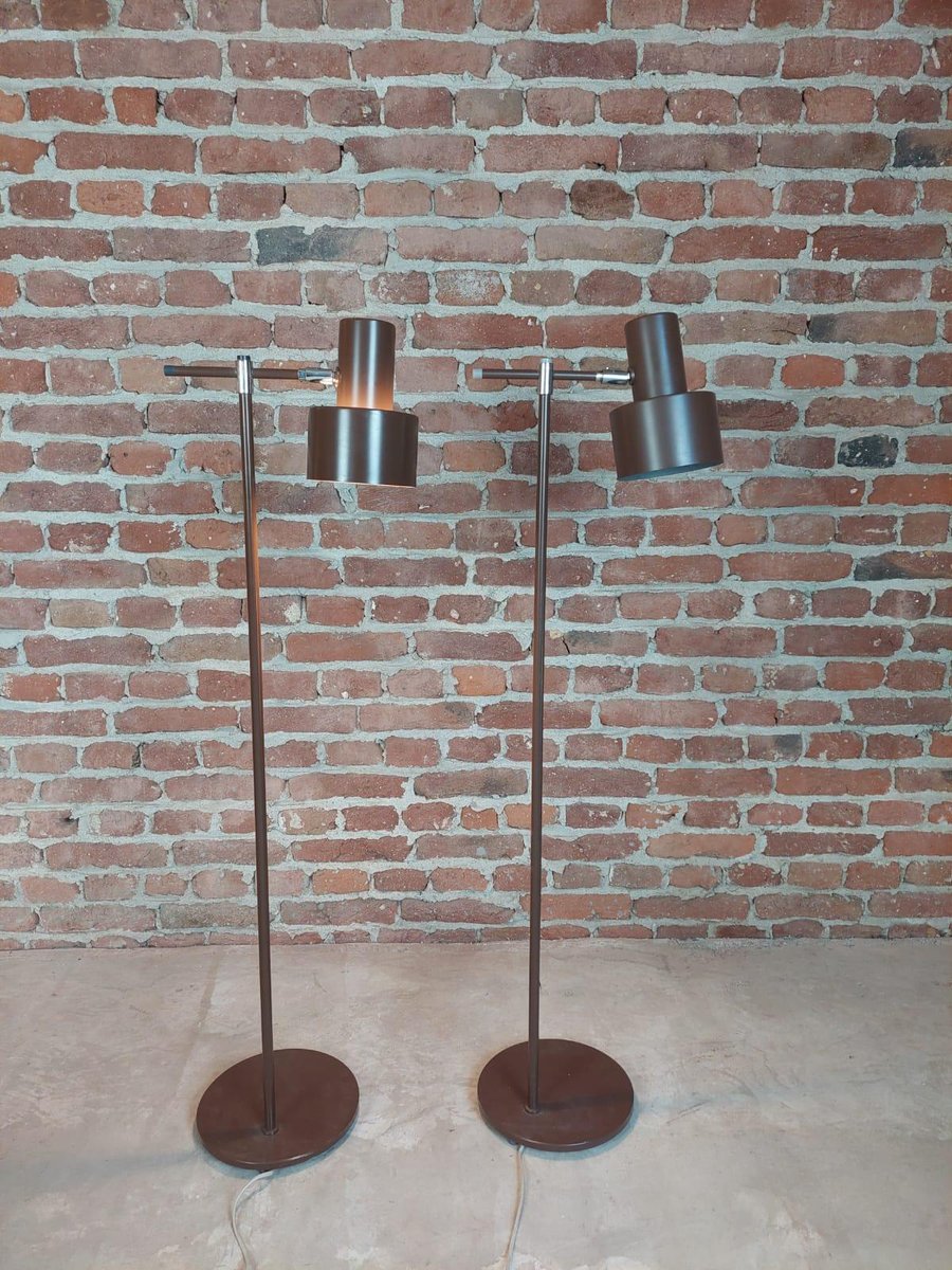 Peanut Junior & Studio Floor Lamps from Jo Hammerborg for Fog & Mørup ...