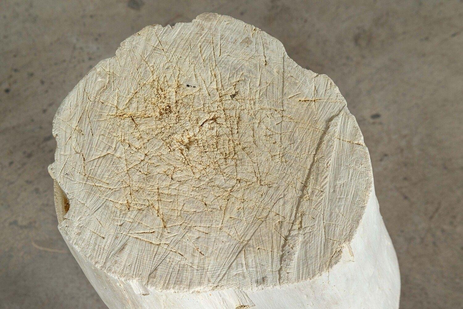 French Provincial Elm Chopping Block Table, 1890 for sale at Pamono