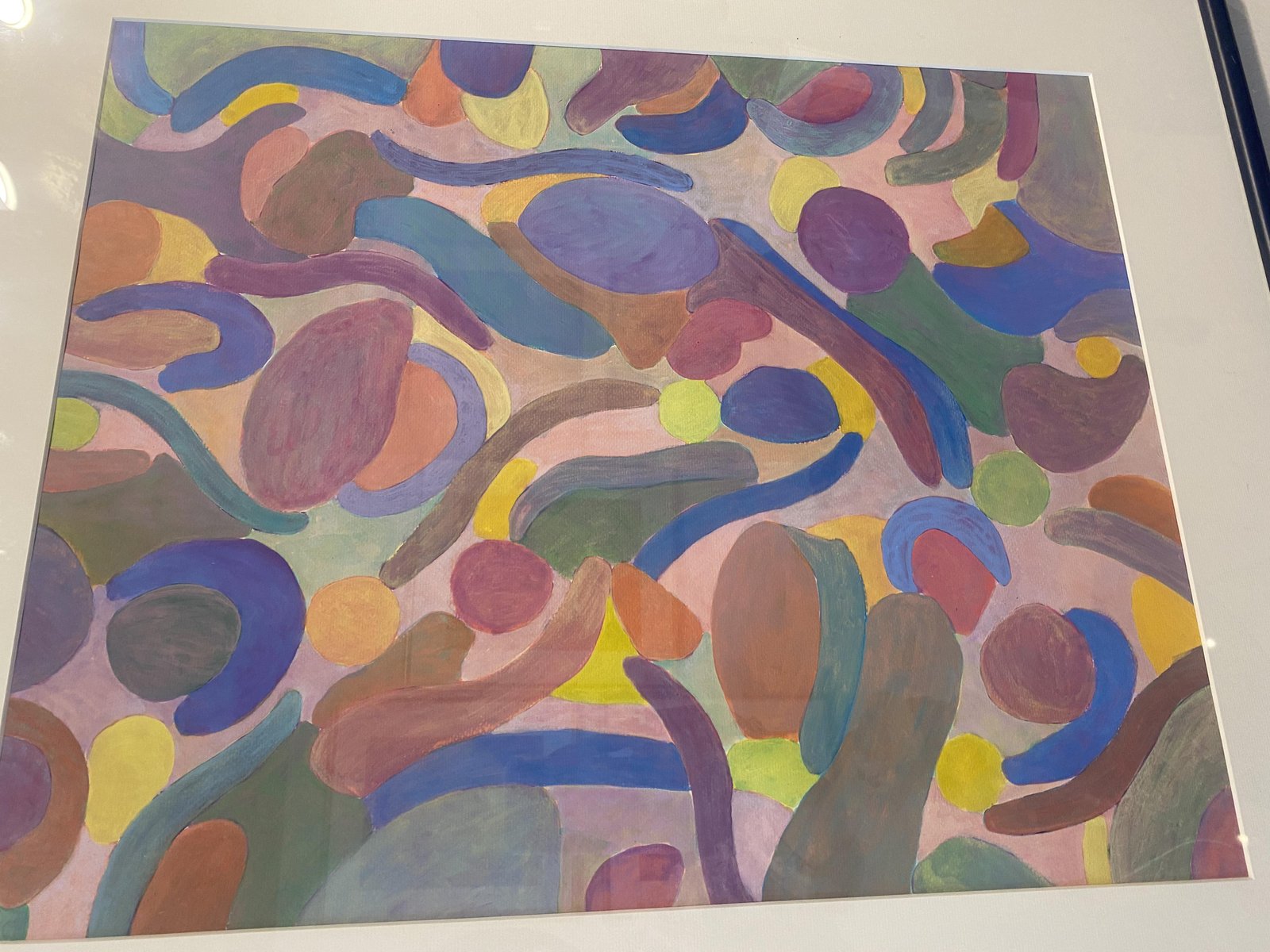 Pierre Wittmann, Zig Zag, Painting, Framed for sale at Pamono