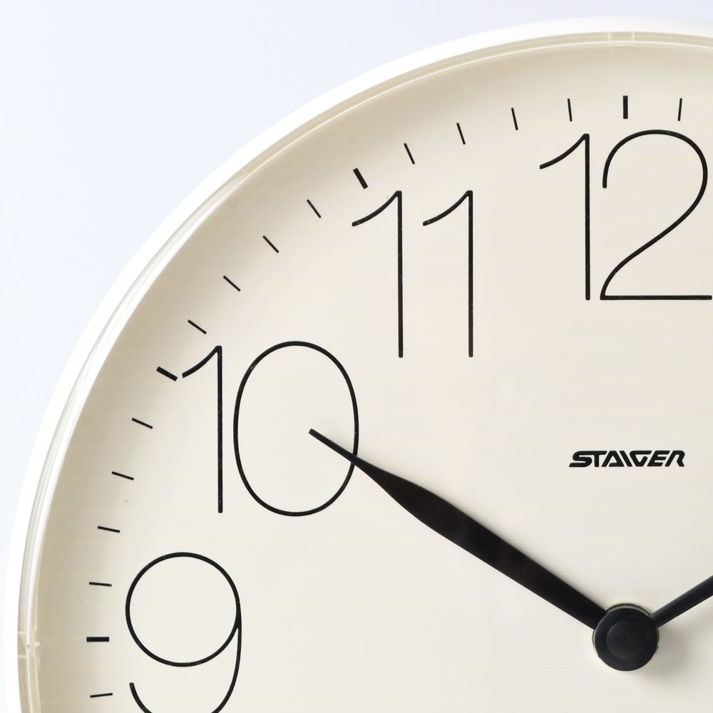 Vintage German Wall Clock from Staiger, 1980s for sale at Pamono