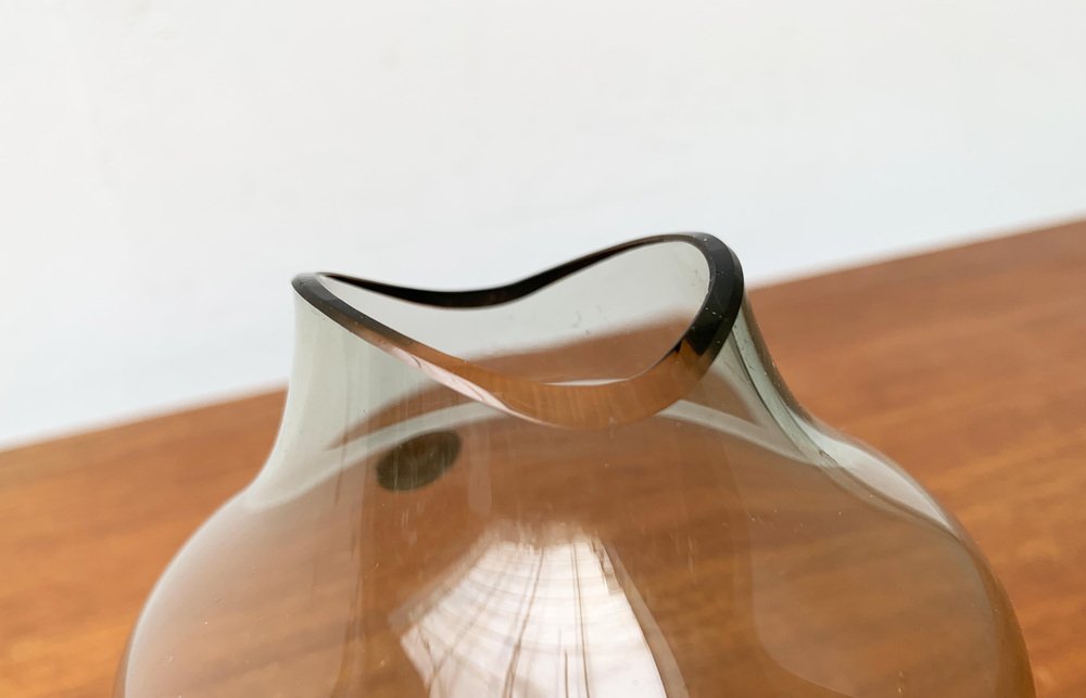 Mid-Century German Fischmaul Glass Vase from Hirschberg, 1960s for sale ...