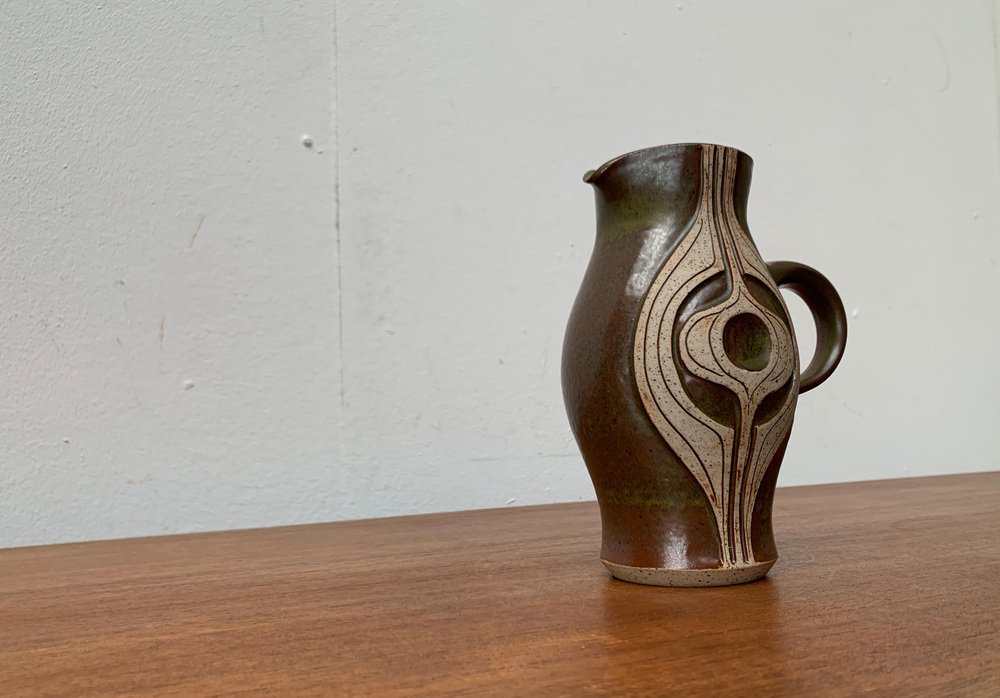 Mid-Century Danish Studio Pottery Jug Vase by Marianne Stark for ...