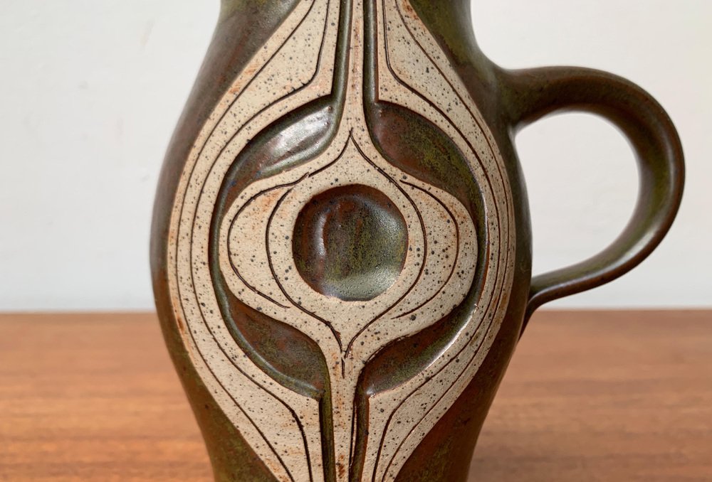 Mid-Century Danish Studio Pottery Jug Vase by Marianne Stark for ...