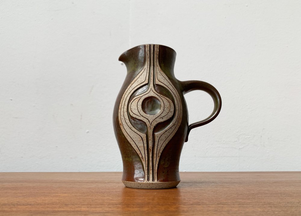 Mid-Century Danish Studio Pottery Jug Vase by Marianne Stark for ...