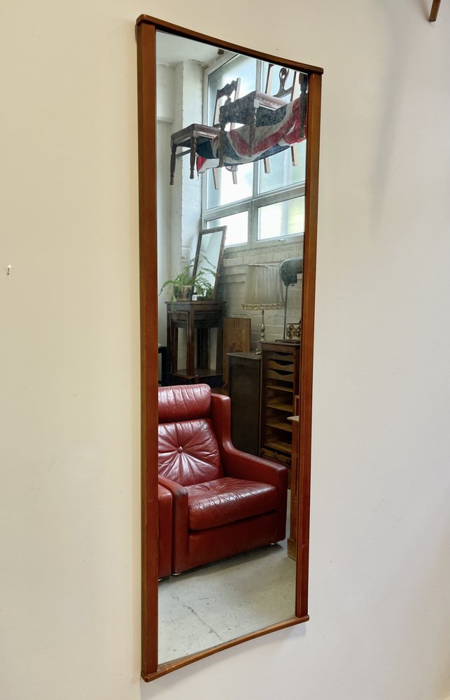 Vintage Rectangular Wall Mirror for sale at Pamono