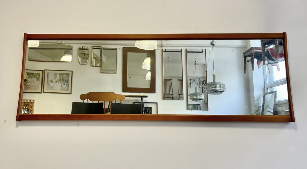 Vintage Rectangular Wall Mirror for sale at Pamono
