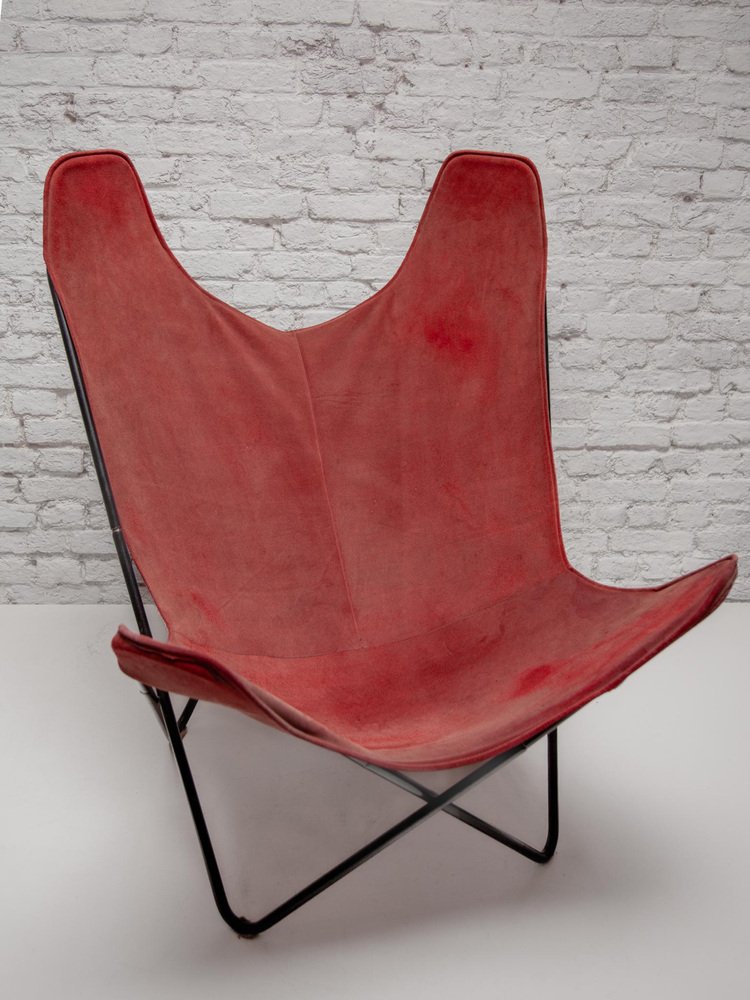Butterfly Chair by Jorge Hardoy-Ferrari for Knoll, 1960s for sale at Pamono