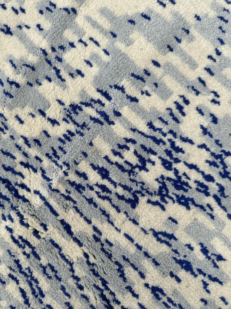 Vintage Scandinavian Round Rug, 1960s for sale at Pamono