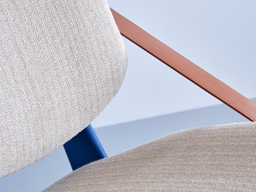 Blue Jumbo Lounge Chair by Olof Ottelin for Keravan Stockmann Finland ...