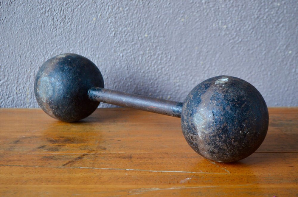 Large Industrial Dumbbells, 1920s for sale at Pamono