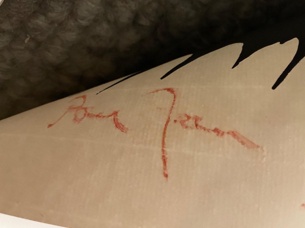 Pablo Picasso Hand Signed Berlin Exhibition Poster 1960s Print