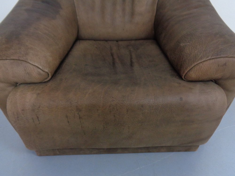 Buffalo Chair in Leather from De Sede, 1970s for sale at Pamono