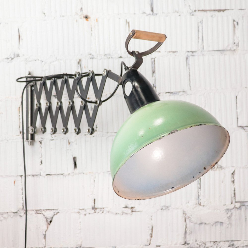 Industrial Scissor Lamp, Soviet Union, 1970s for sale at Pamono