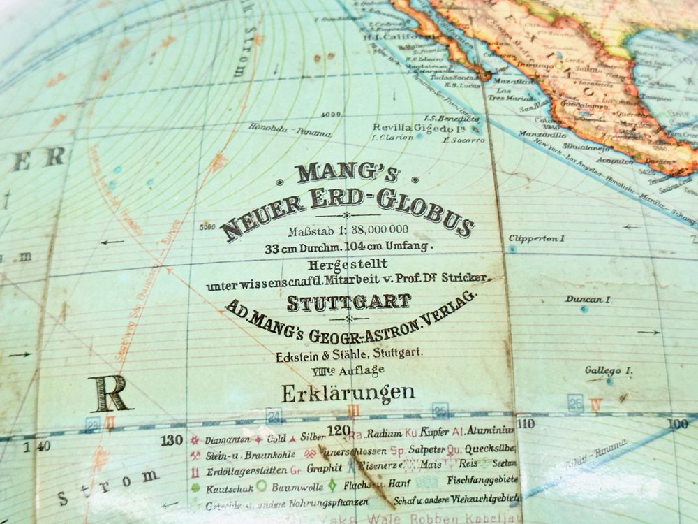 Art Deco Mangs New World Globe, 1936 for sale at Pamono