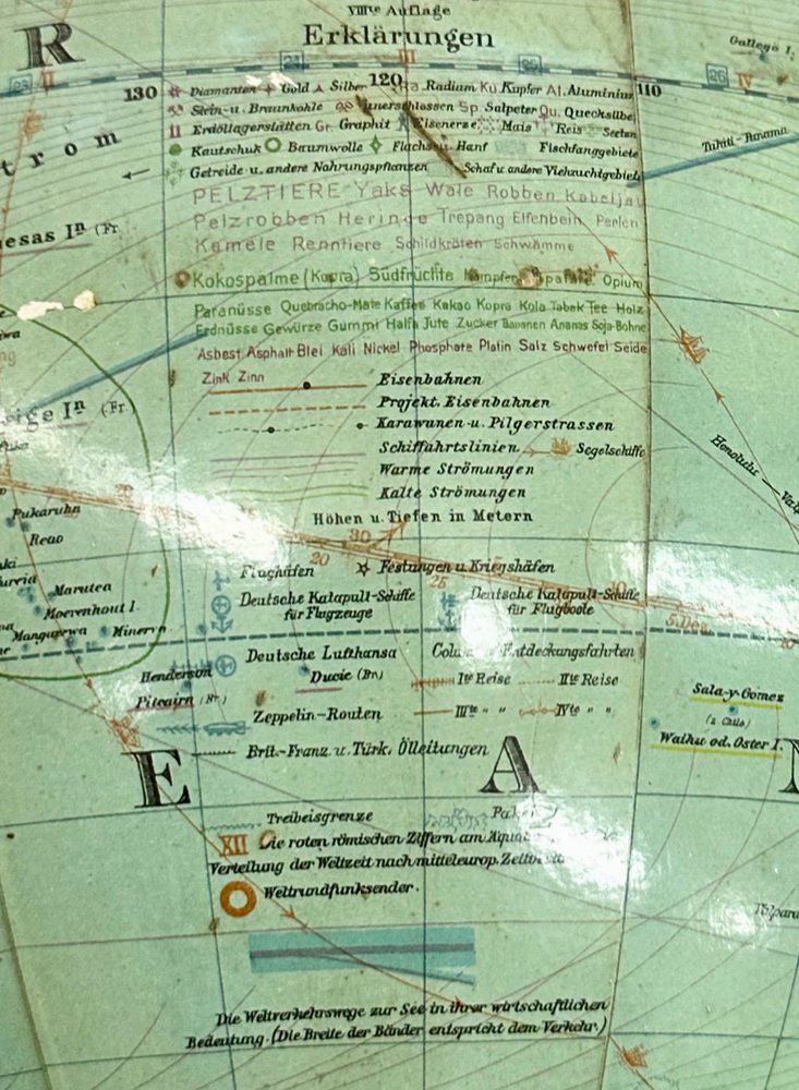 Art Deco Mangs New World Globe, 1936 for sale at Pamono