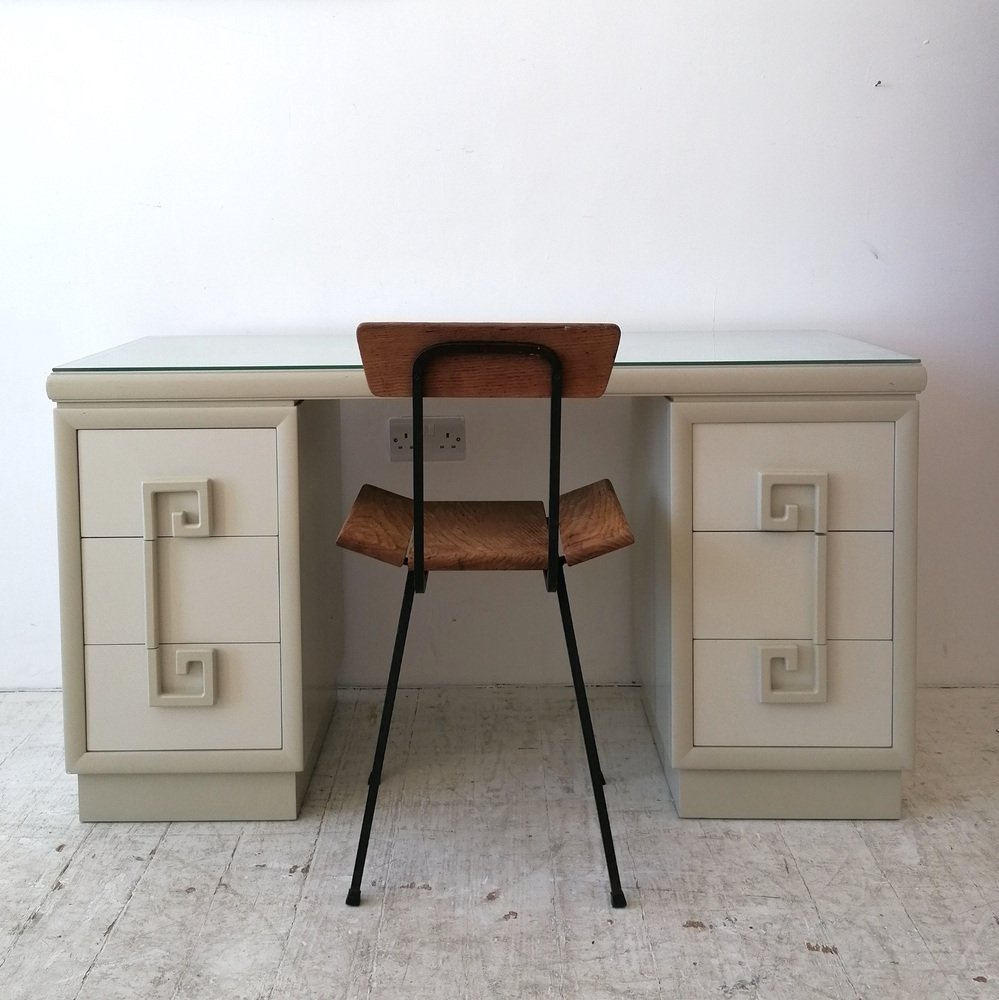 Hollywood Regency American Mandarin Dressing Table by Kittinger, 1940s ...