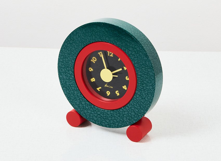 Postmodern Table Clock by George Sowden & Nathalie Du Pasquier for Neos ...