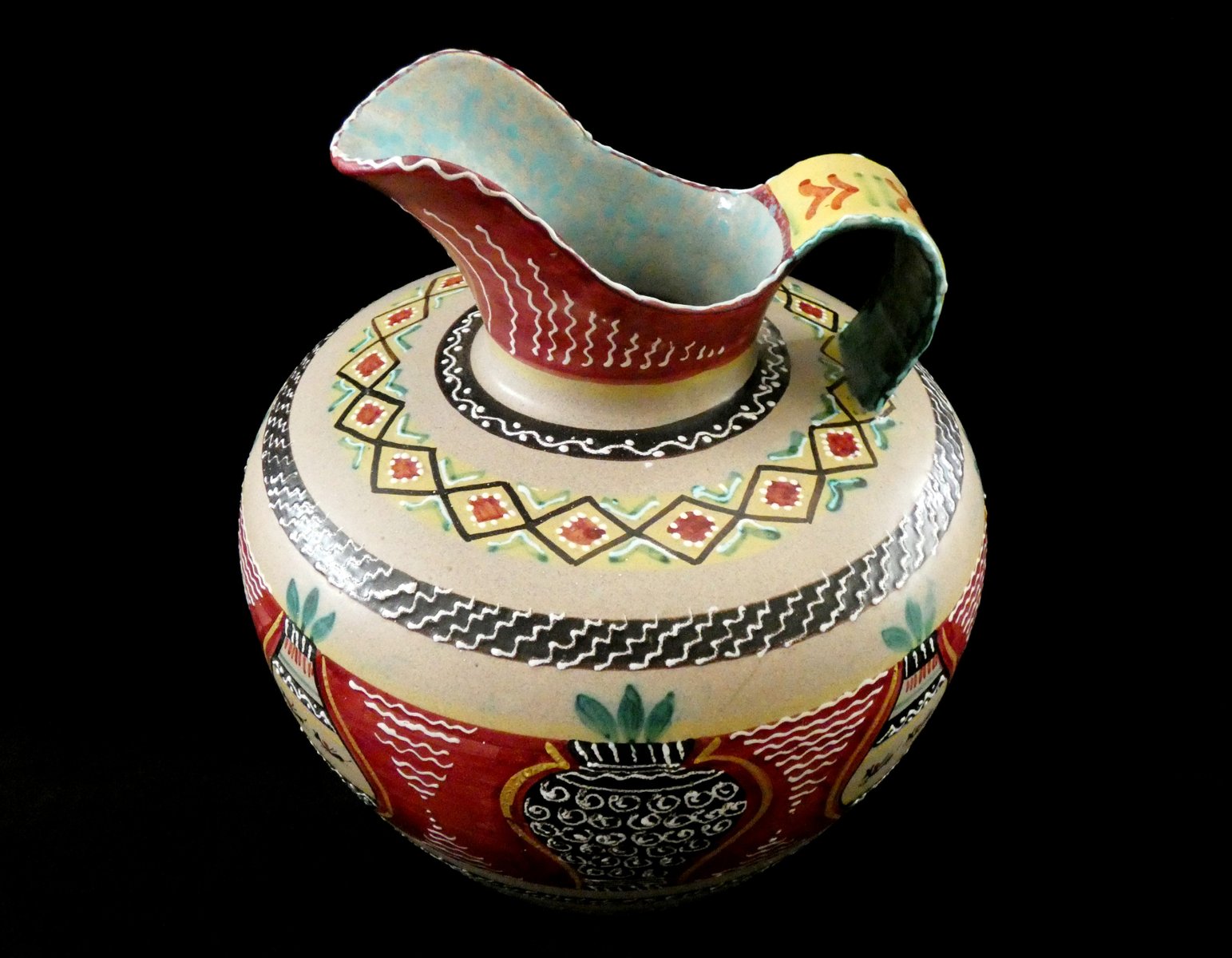 Italienische Kunstkeramik von Deruta, 1950er bei Pamono kaufen