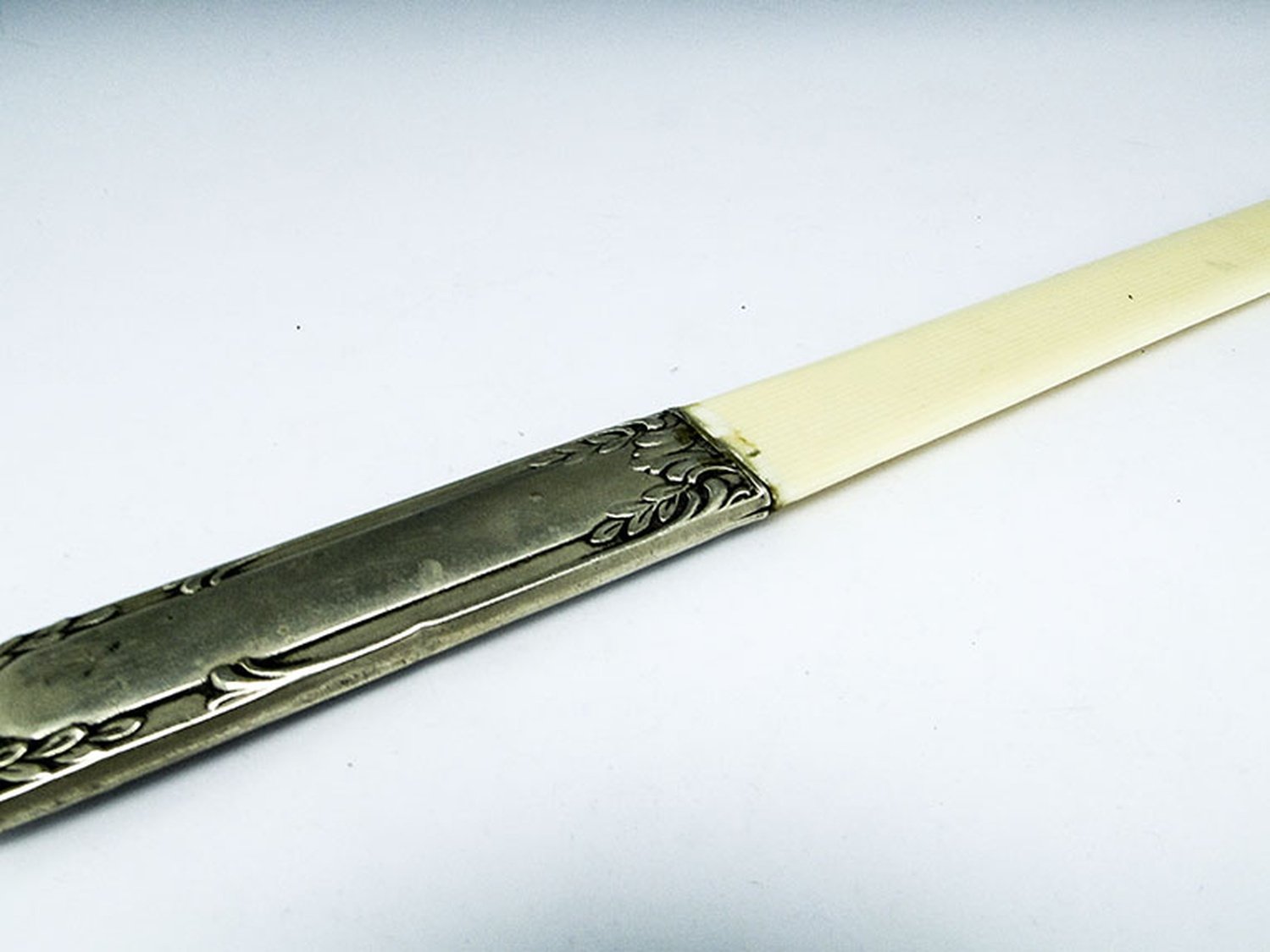 Art Nouveau Figurative Letters Knife, France, 1890s for sale at Pamono