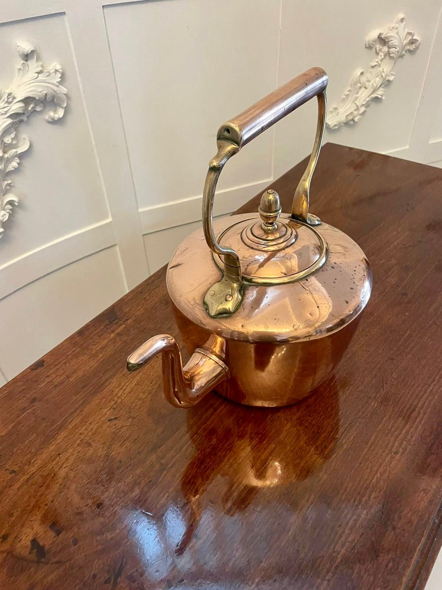 George III Copper Kettle, 1800s for sale at Pamono