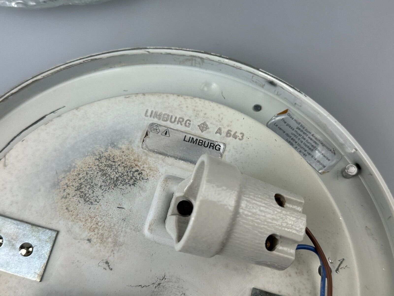 Space Age Ceiling Lamp from Glashütte Limburg Germany, 1960s for sale ...