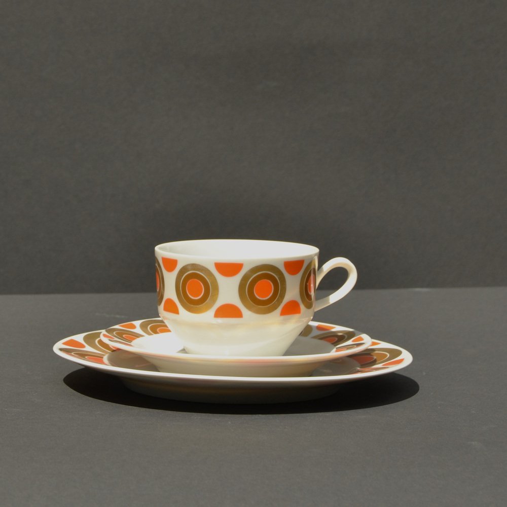 German Tea Set by helena Henneberg, 1960s, Set of 20 for sale at Pamono