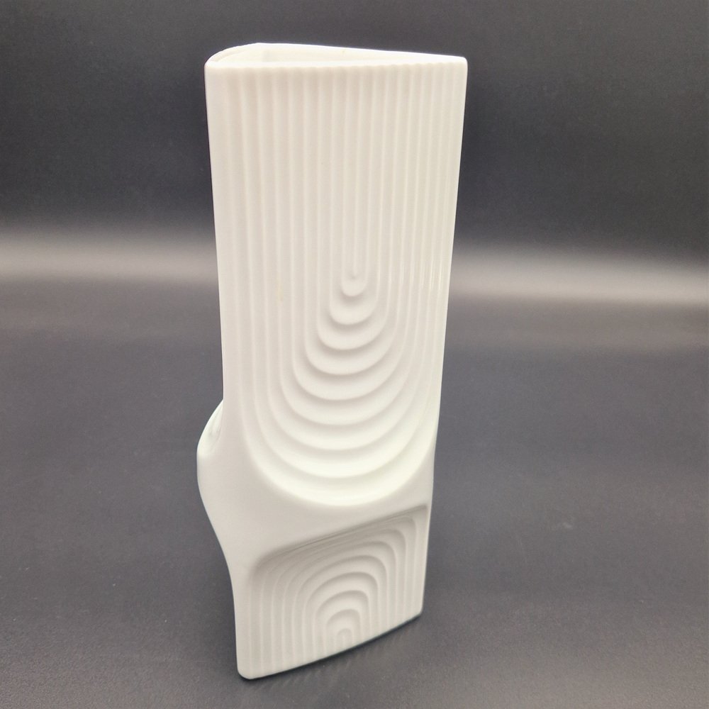 Porcelain Op-Art Vase from Ak Kaiser, 1950s for sale at Pamono