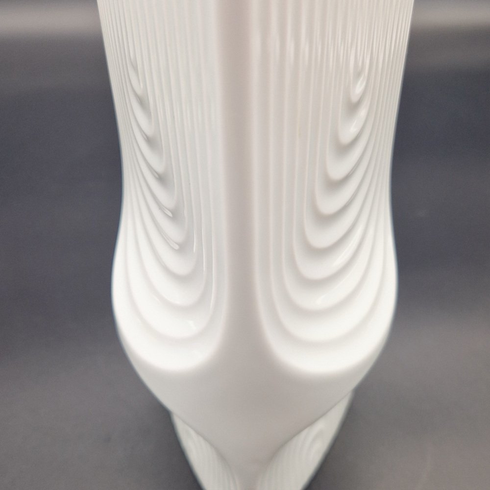Op-Art Porzellanvase von Ak Kaiser, 1950er bei Pamono kaufen