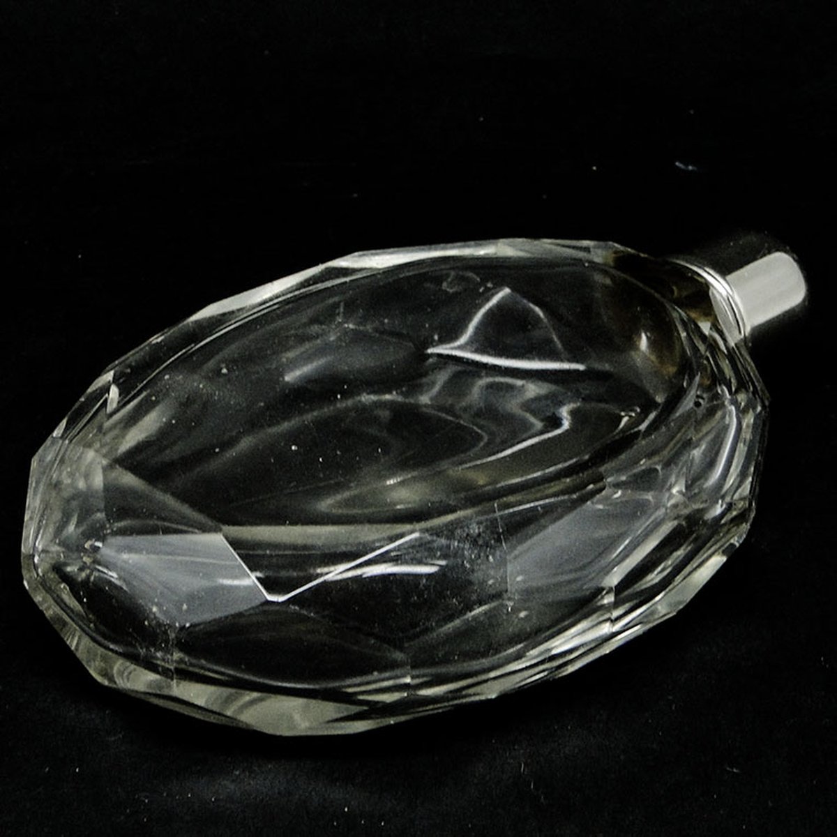 Art Deco Crystal Flask, France, 1930s for sale at Pamono