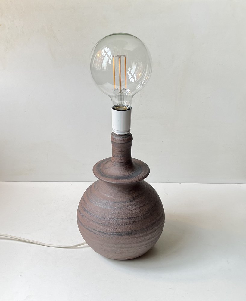 Danish Modern Ceramic Orbit Table Lamp by K. W. Andersen, 1980s for ...