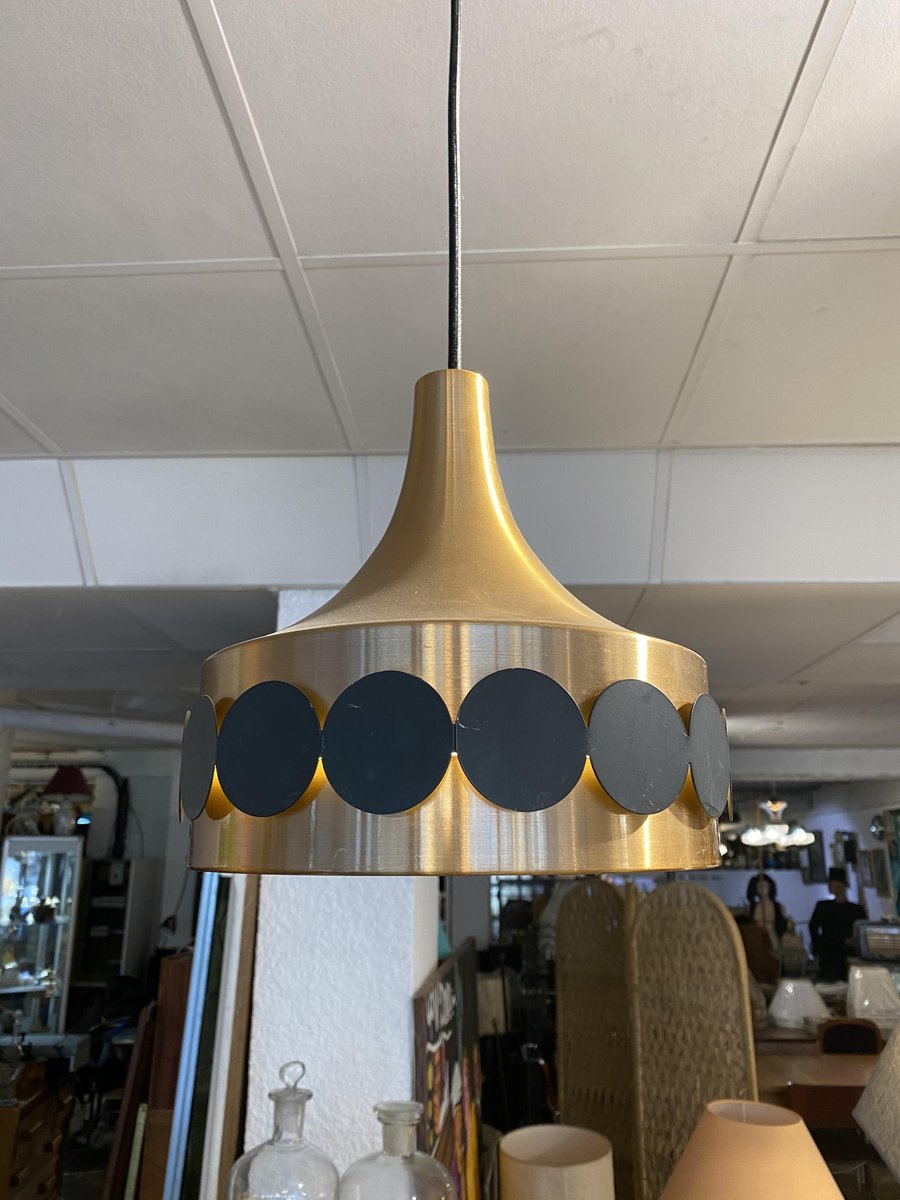 Metal Ceiling Lamp by Jo Hammerborg for Fog & Mørup, 1960s for sale at ...