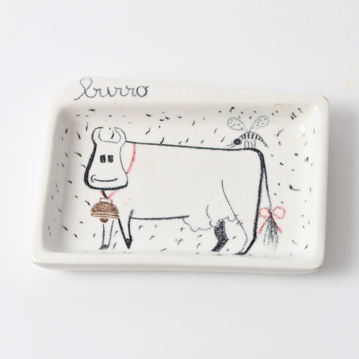 Vintage Italian Plate from Il Quadrifoglio, 1960s for sale at Pamono