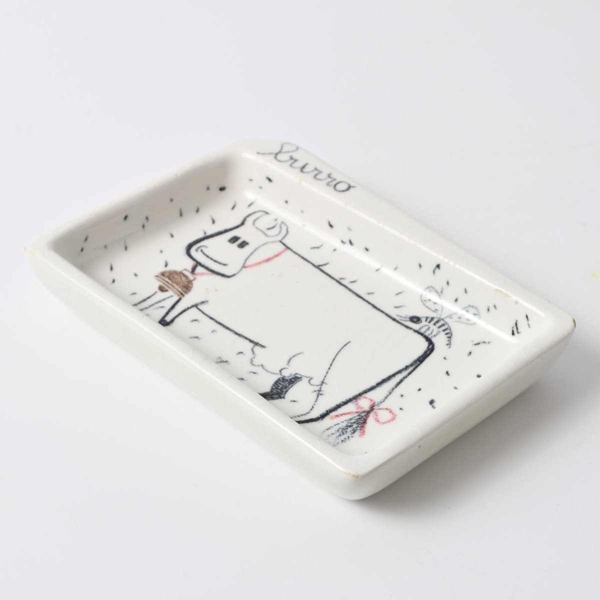 Vintage Italian Plate from Il Quadrifoglio, 1960s for sale at Pamono