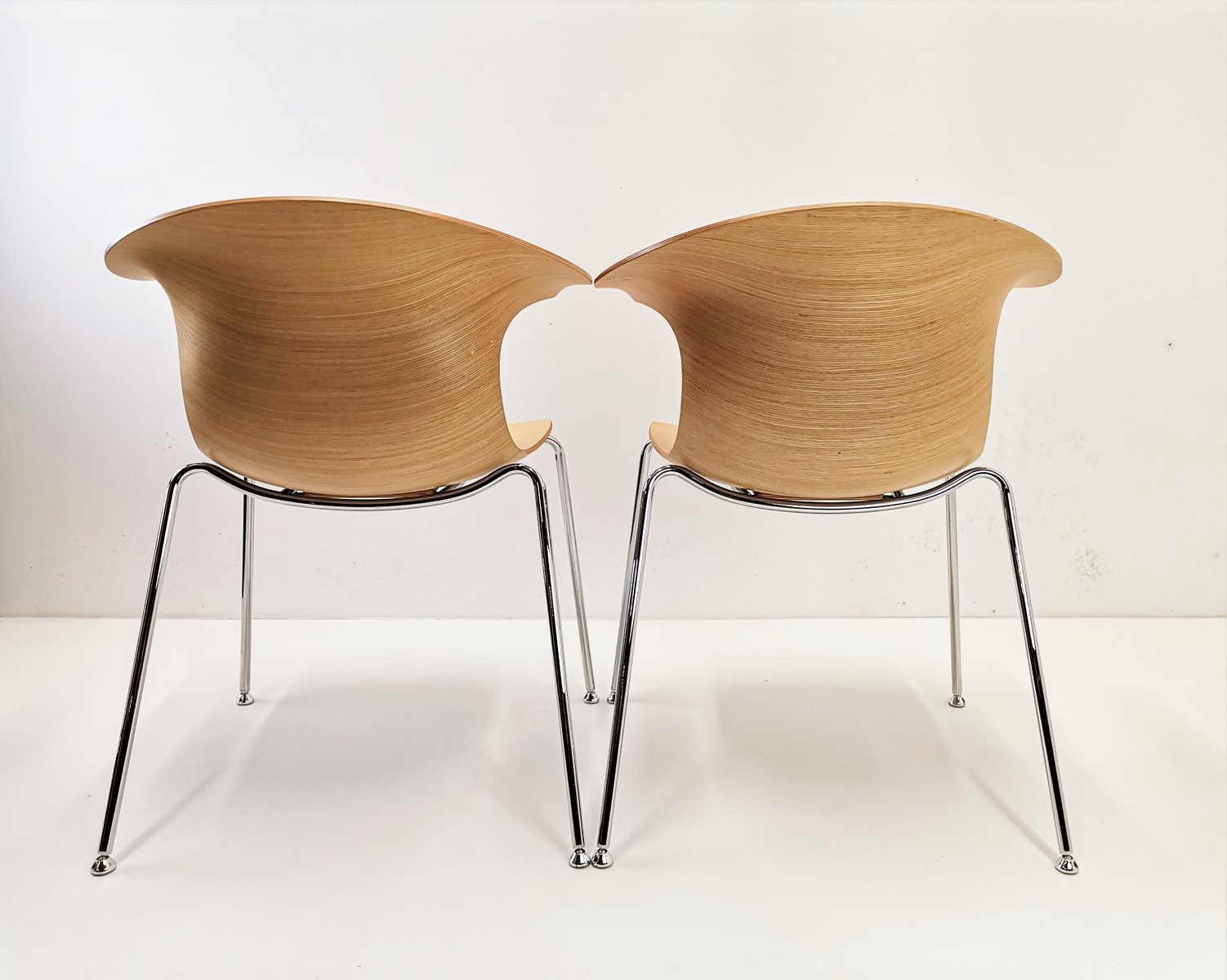 Loop Wood Chairs by Infiniti, Set of 2 for sale at Pamono