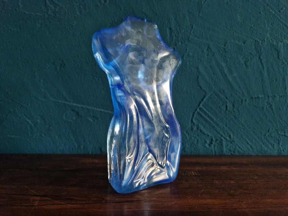 Glass Torso from Bergdala Sweden, 1980s for sale at Pamono