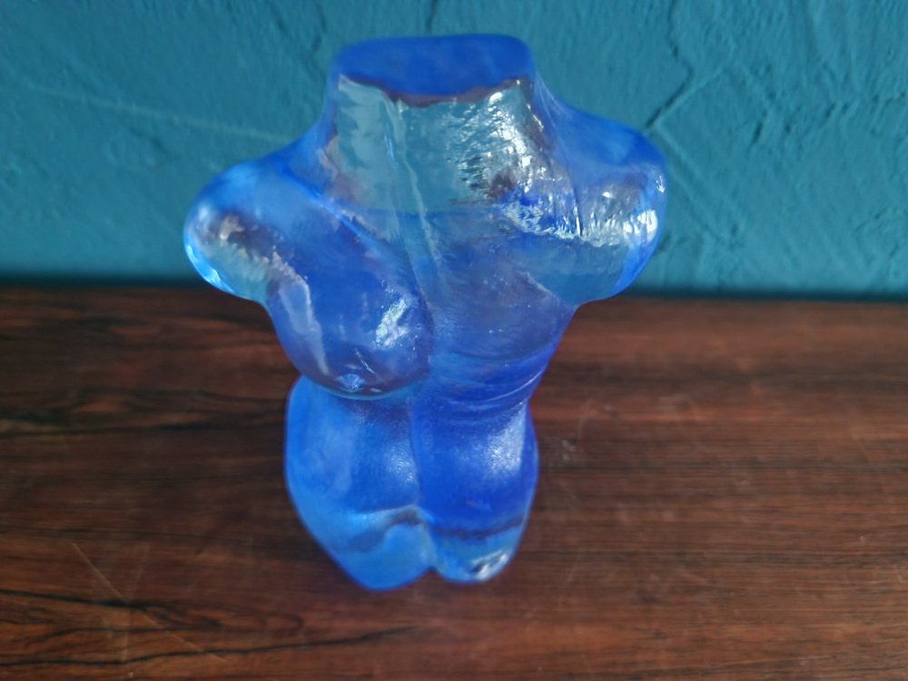 Glass Torso from Bergdala Sweden, 1980s for sale at Pamono