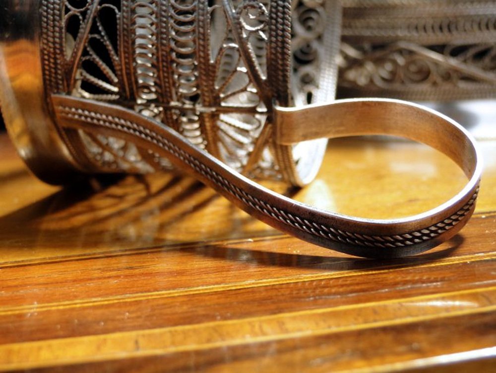 Art Deco Tea Baskets, USSR, 1950s, Set of 2 for sale at Pamono