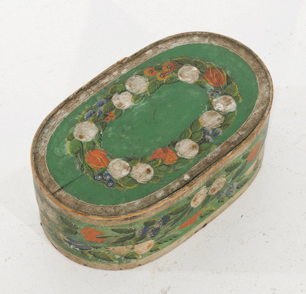 Antique Swedish Box, 1800s for sale at Pamono