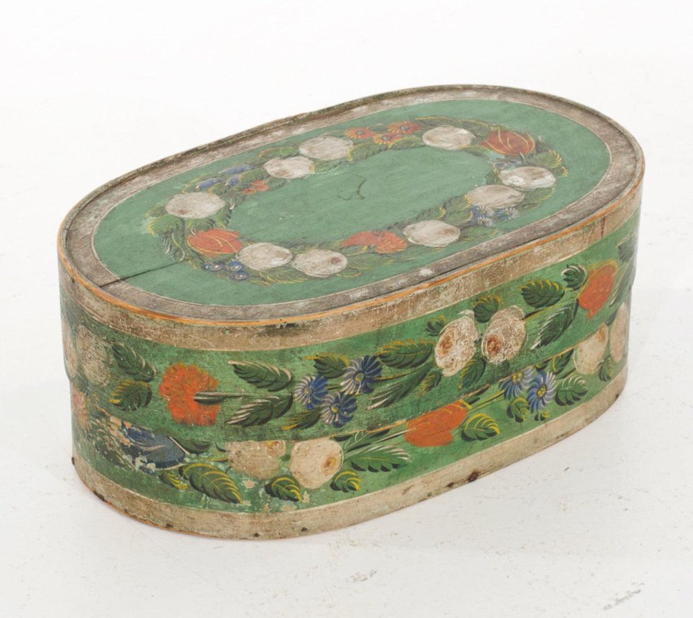 Antique Swedish Box, 1800s for sale at Pamono