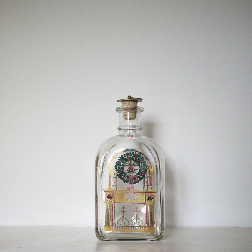 Dänische Vintage Glas Weihnachtskaraffe von Michael Bang & Jette ...