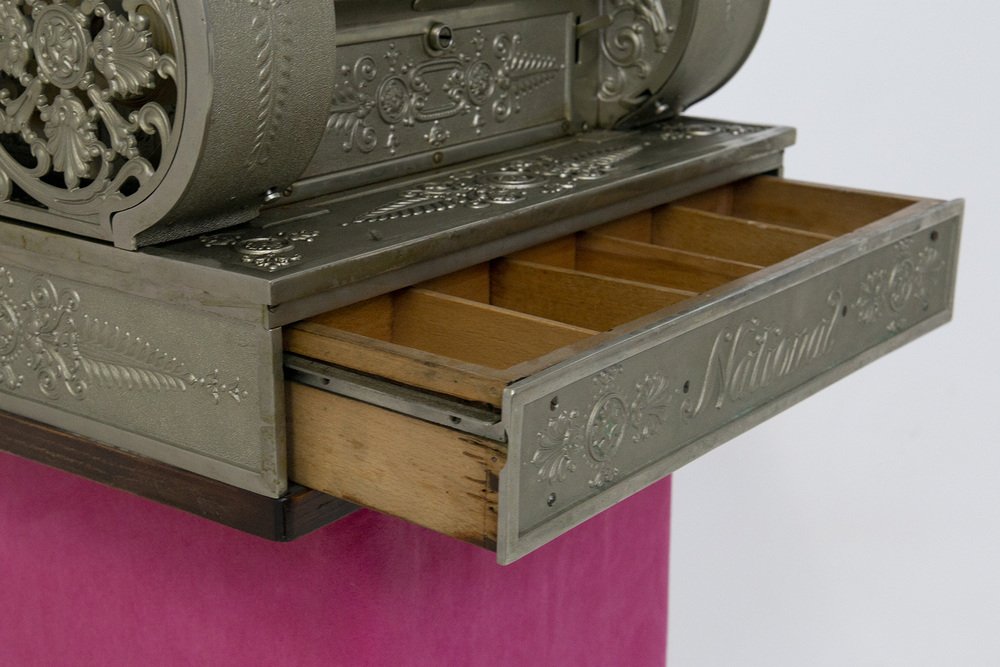 Vintage American Metal Cash Register from National, 1950s for sale at ...