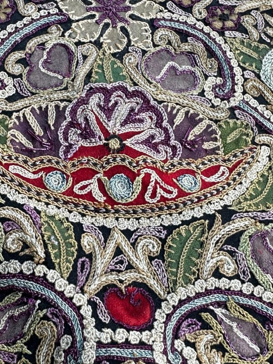 Antique Rashti Douzi Embroidery, 1890s for sale at Pamono