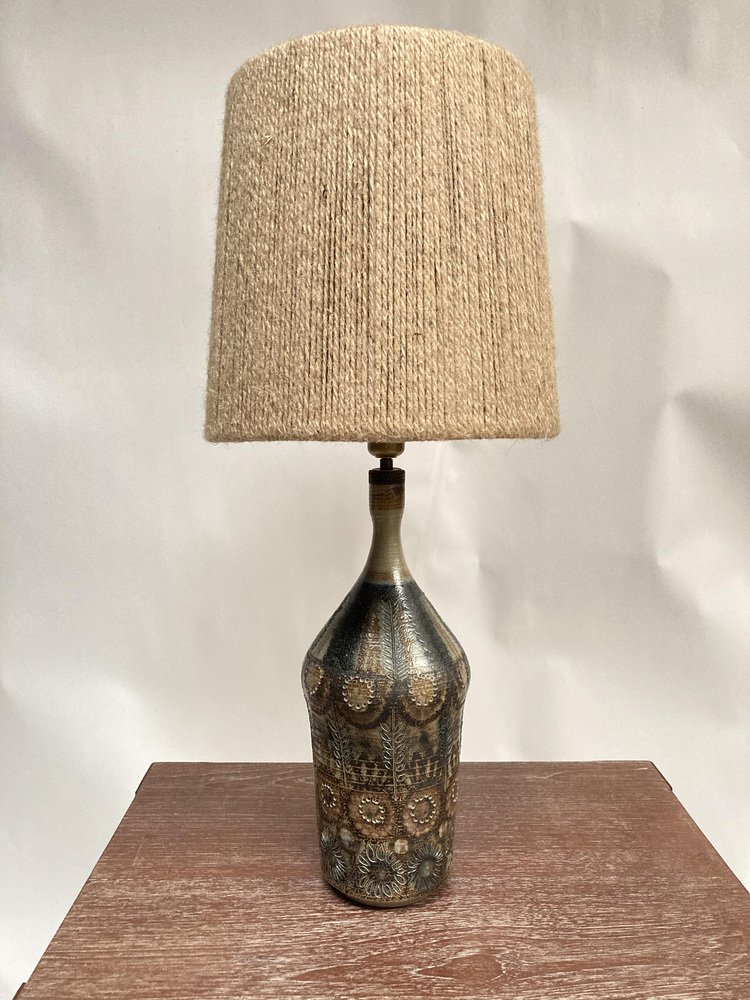 Ceramic Table Lamp from Quimper, 1970s for sale at Pamono
